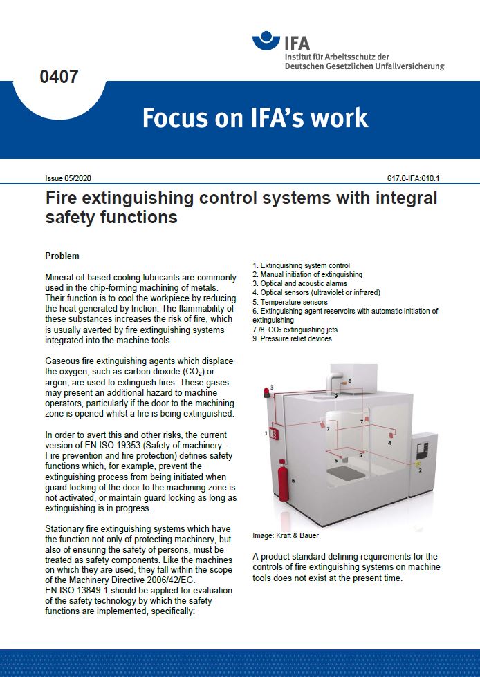 Fire extinguishing control systems with integral safety functions ...