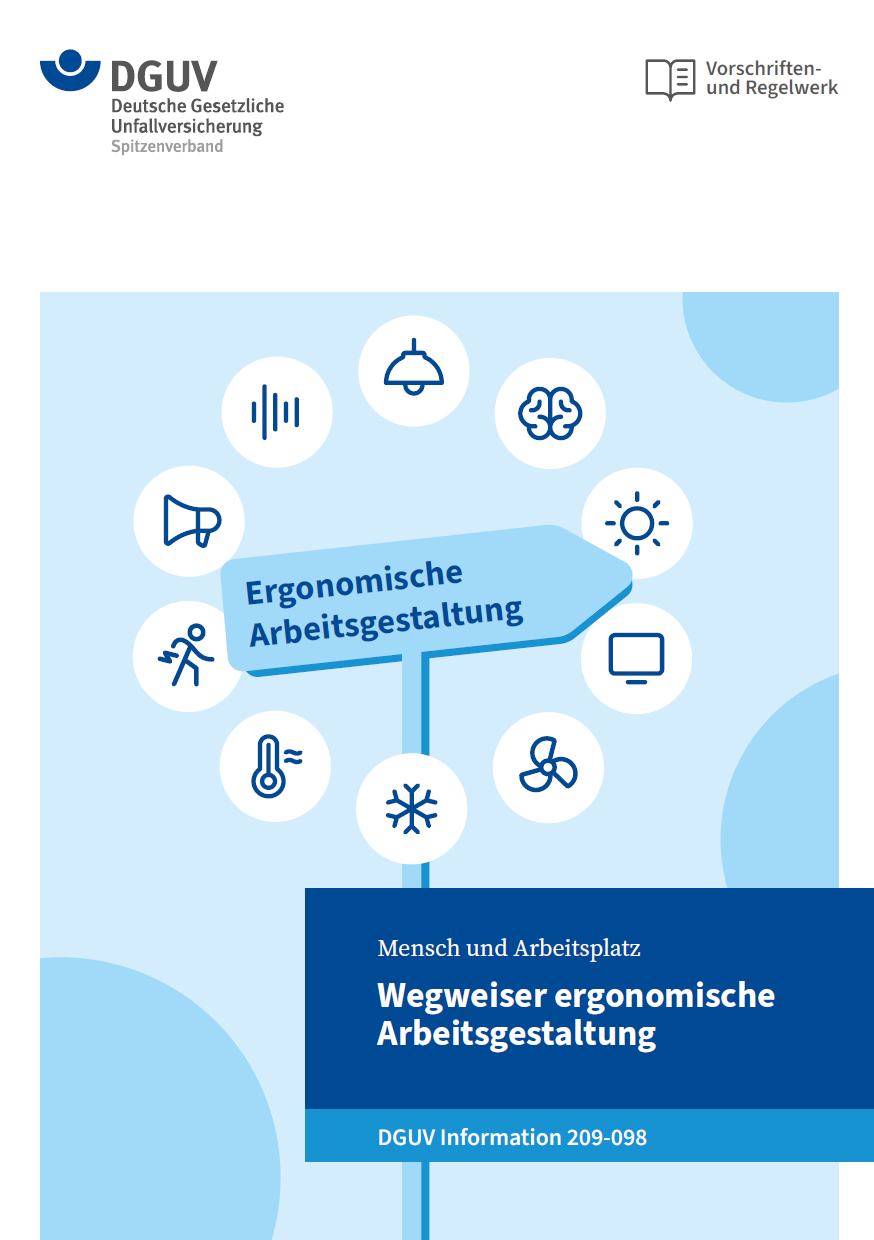 DGUV Information 209-098 "Mensch und Arbeitsplatz – Wegweiser ...