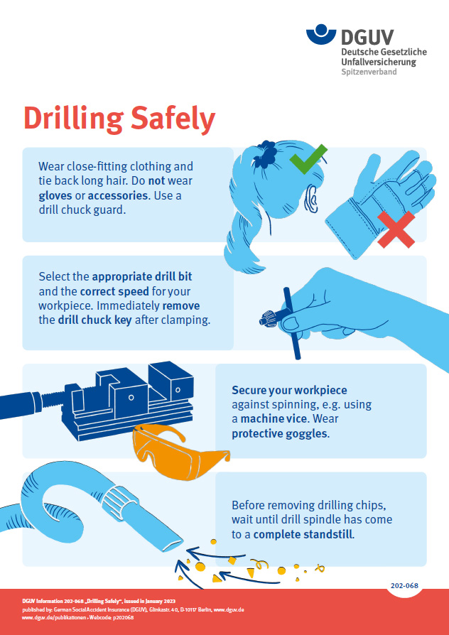 Drilling Safely | DGUV Publikationen