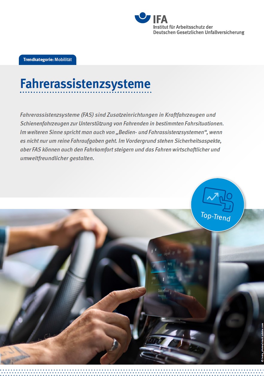 Fahrerassistenzsysteme | DGUV Publikationen