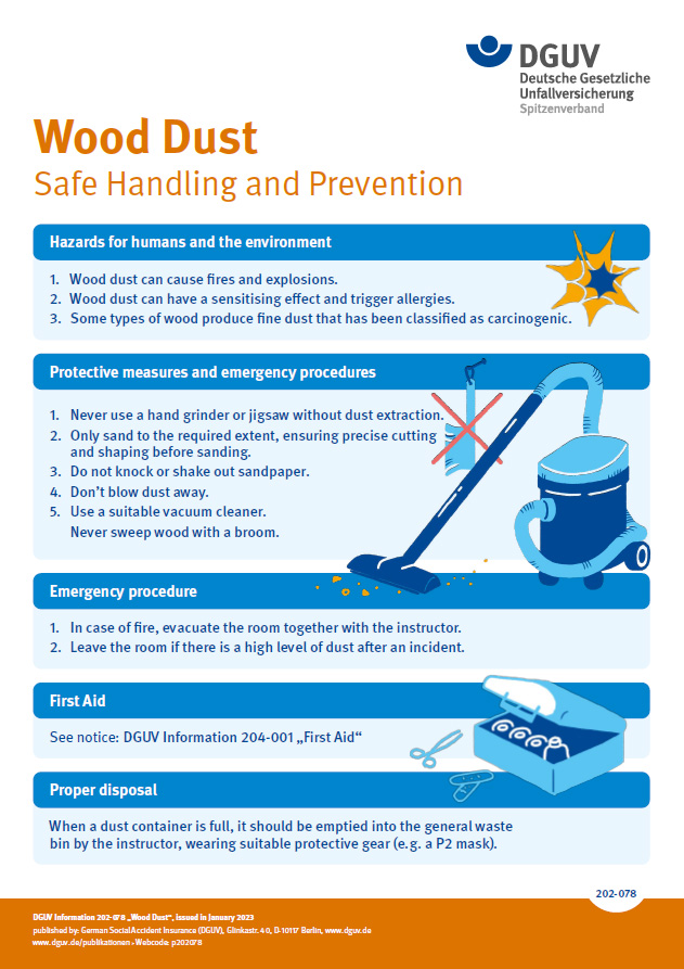 Wood Dust - Safe Handling and Prevention | DGUV Publikationen