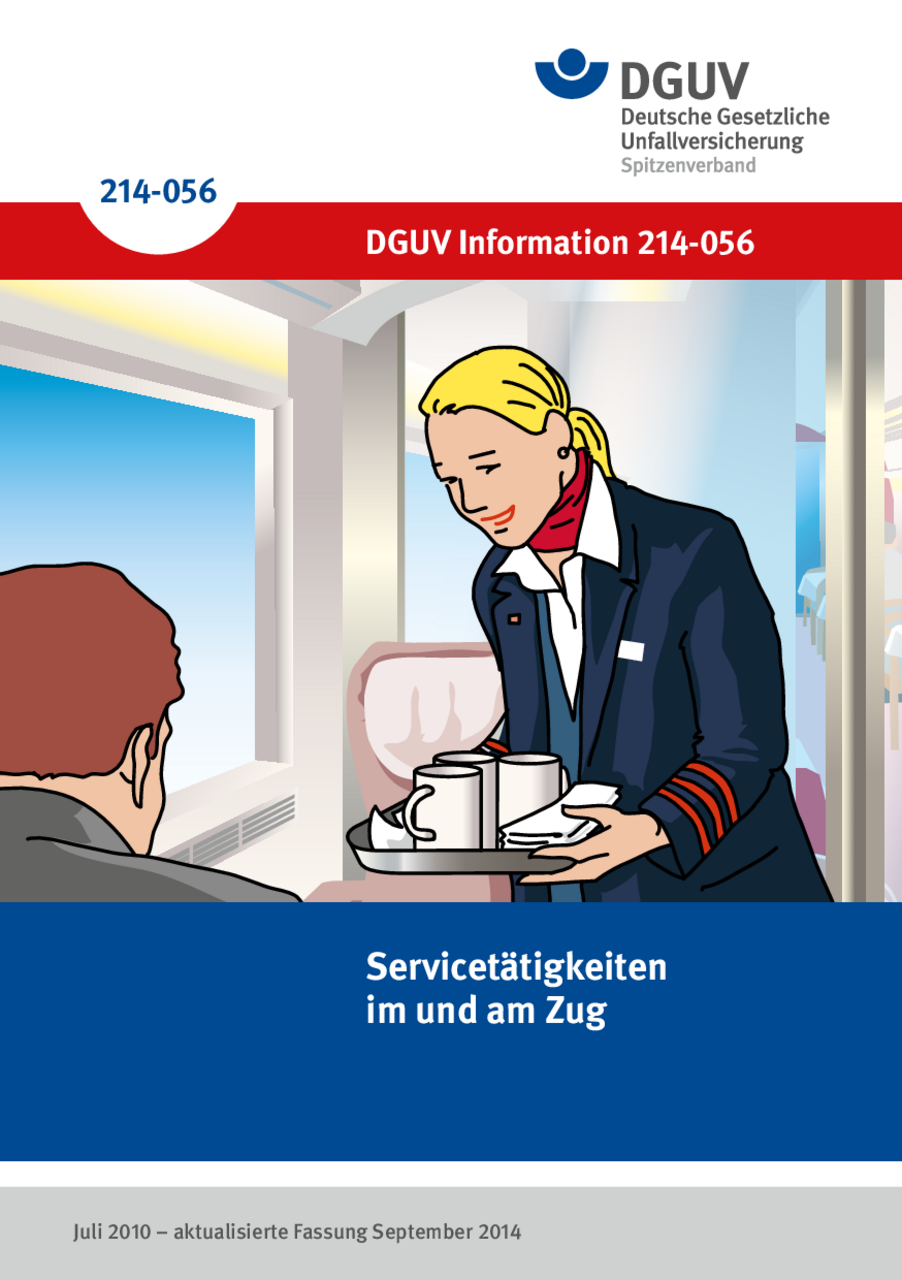 Servicetätigkeiten im und am Zug | DGUV Informationen | Regelwerk ...