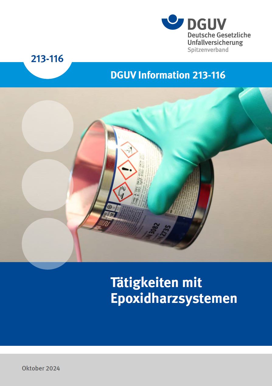 DGUV Information 213-116 Tätigkeiten mit Epoxidharzsystemen | DGUV ...